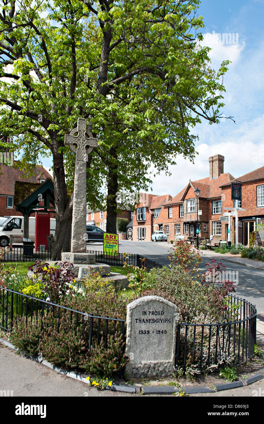 The war memorial in Ticehurst village, Sussex, UK Stock Photo - Alamy