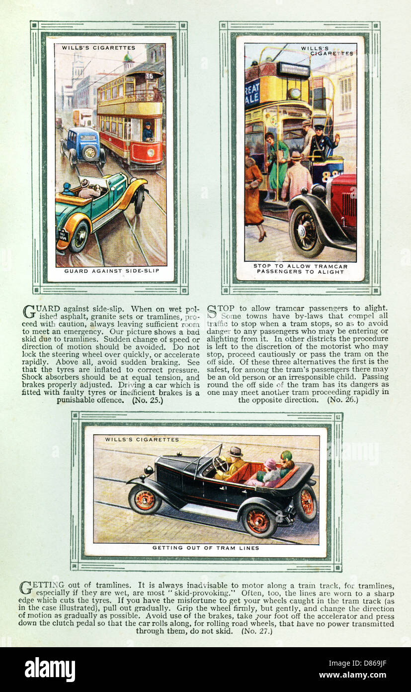 Page from Safety First Album Stock Photo - Alamy