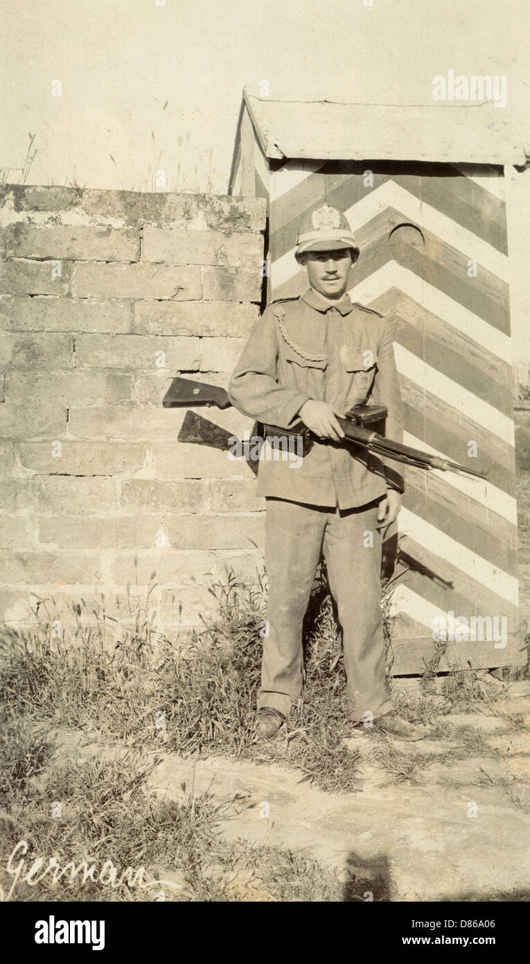 German soldier in China Stock Photo - Alamy