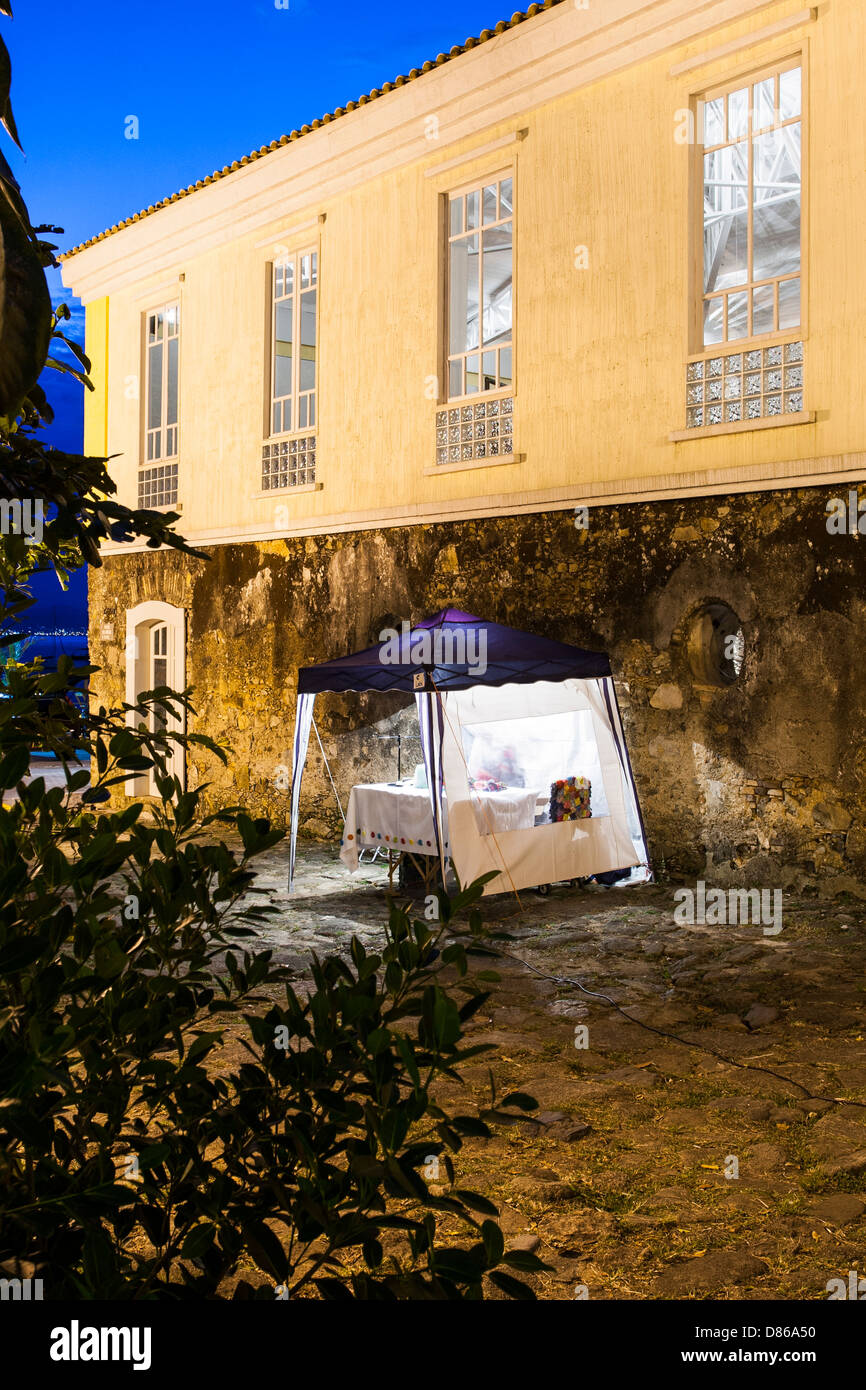 Roldao da Rocha Pires Square, in the historic center of Santo Antonio ...