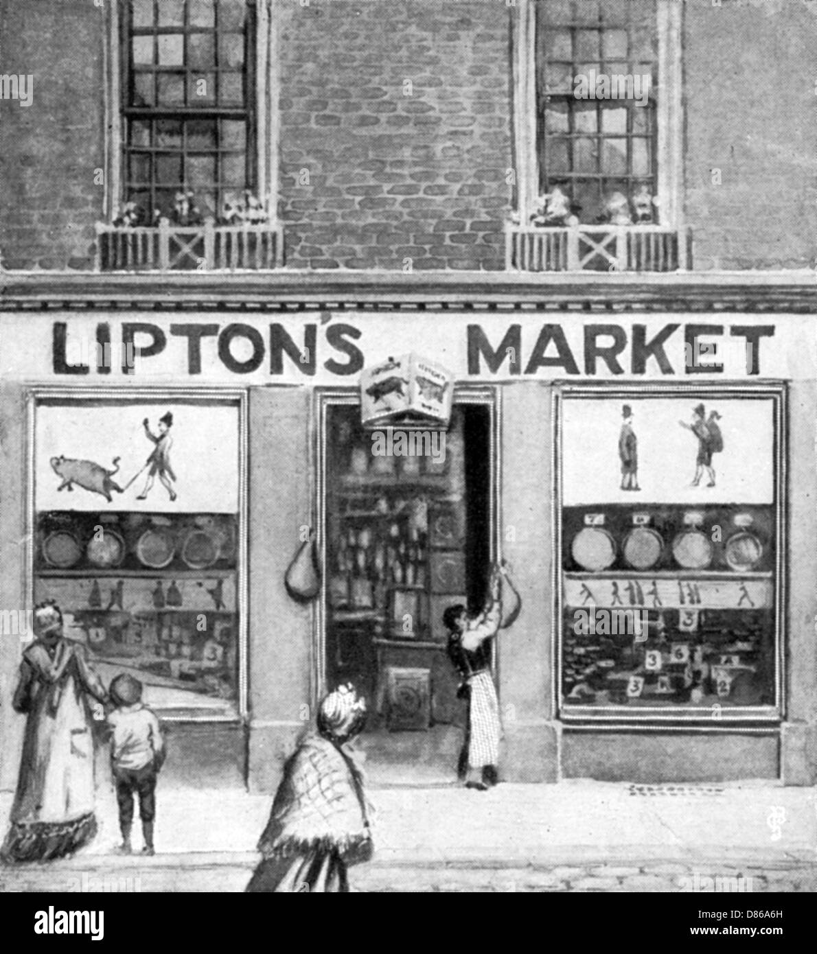 Sir thomas lipton Black and White Stock Photos & Images - Alamy