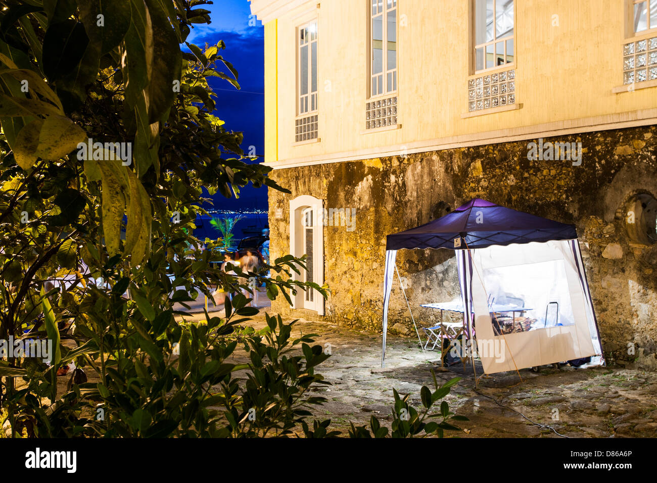 Roldao da Rocha Pires Square, in the historic center of Santo Antonio ...