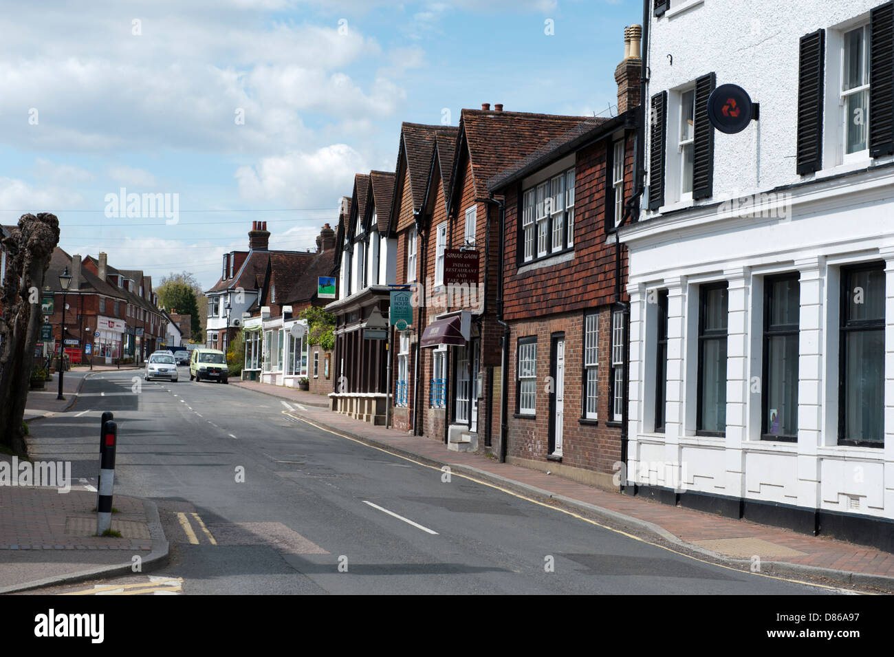 Wadhurst village High Street, East Sussex, UK Stock Photo - Alamy