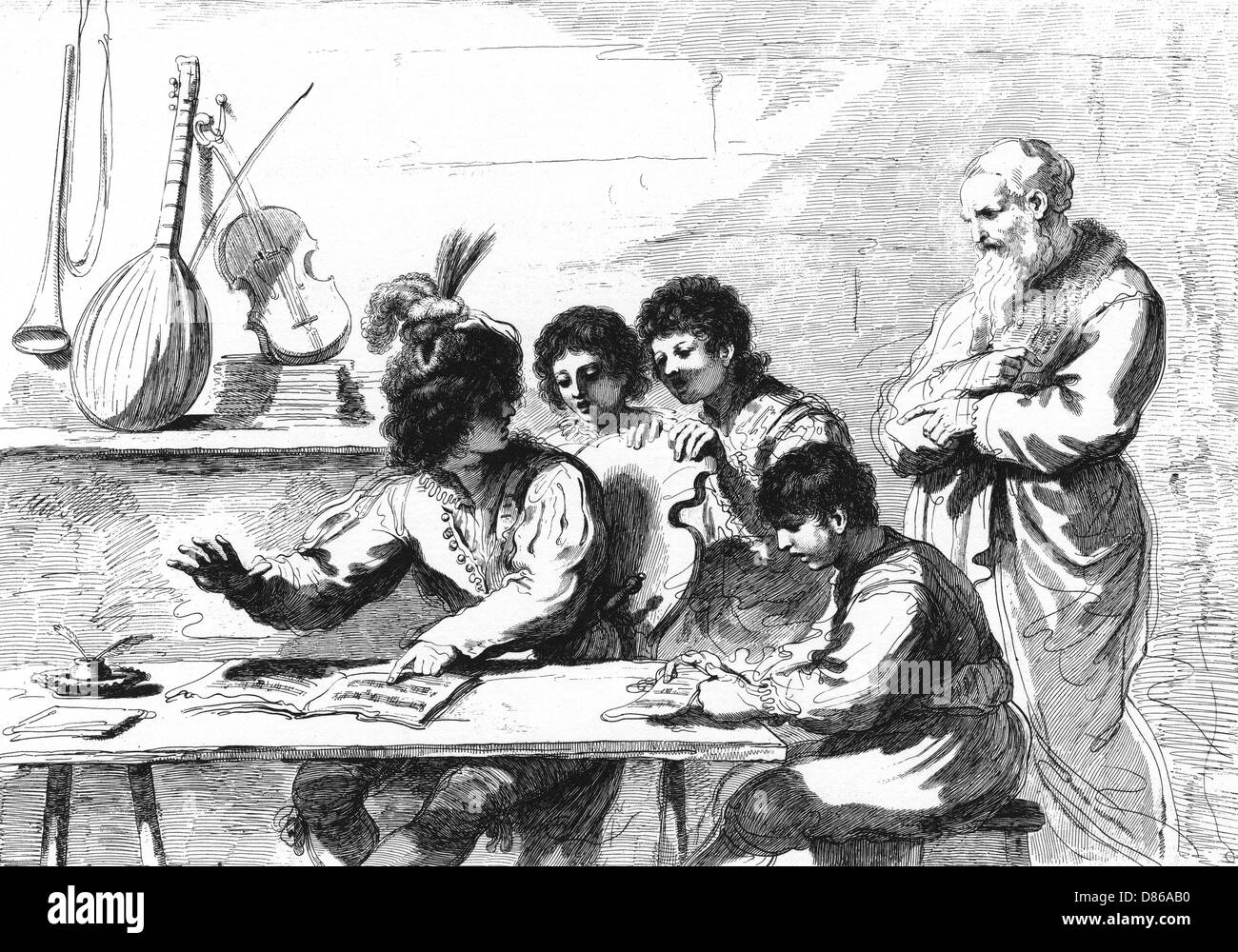 17th century music hi-res stock photography and images - Alamy