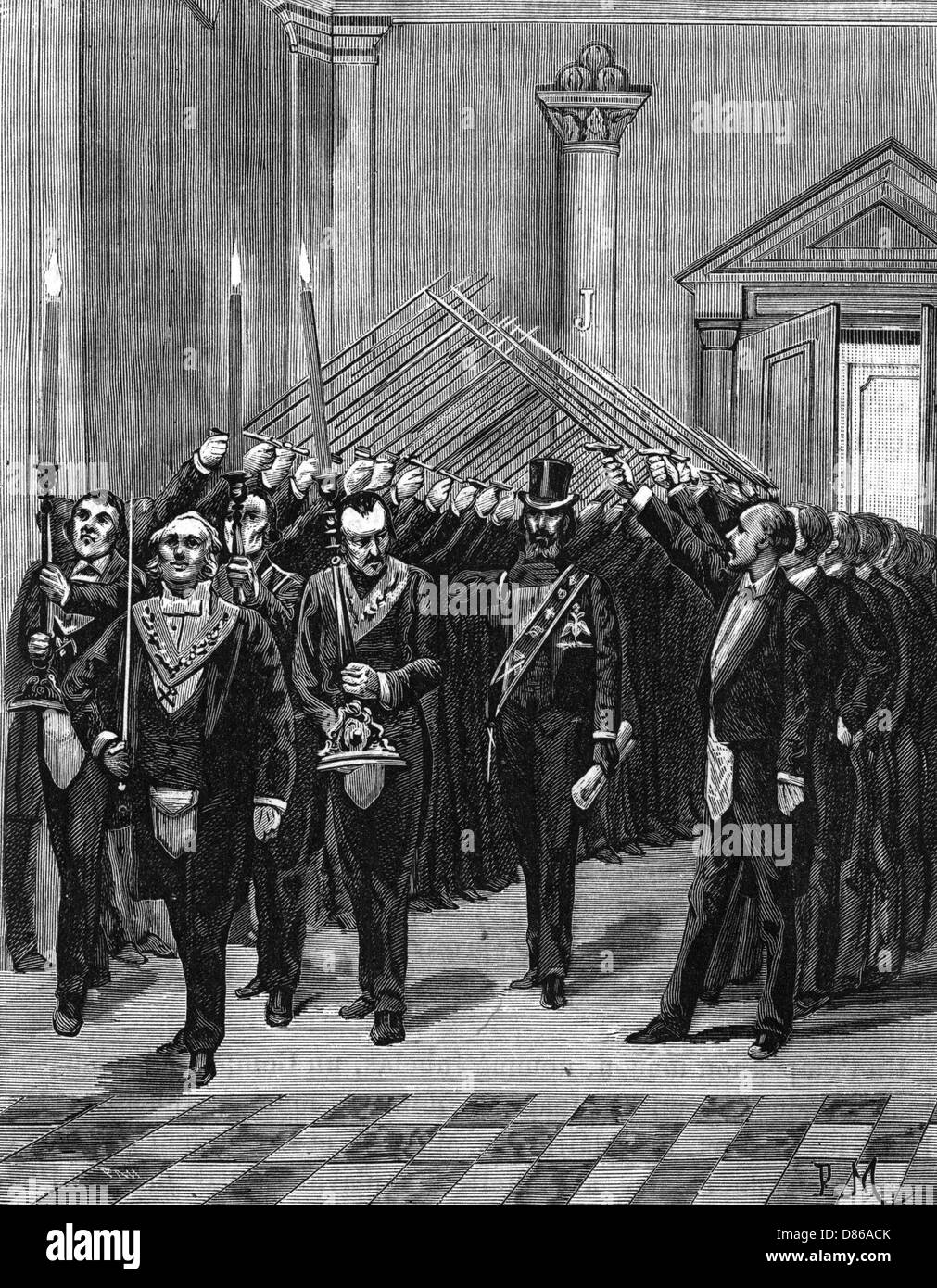 Freemasons 1890s history historical hi-res stock photography and images ...