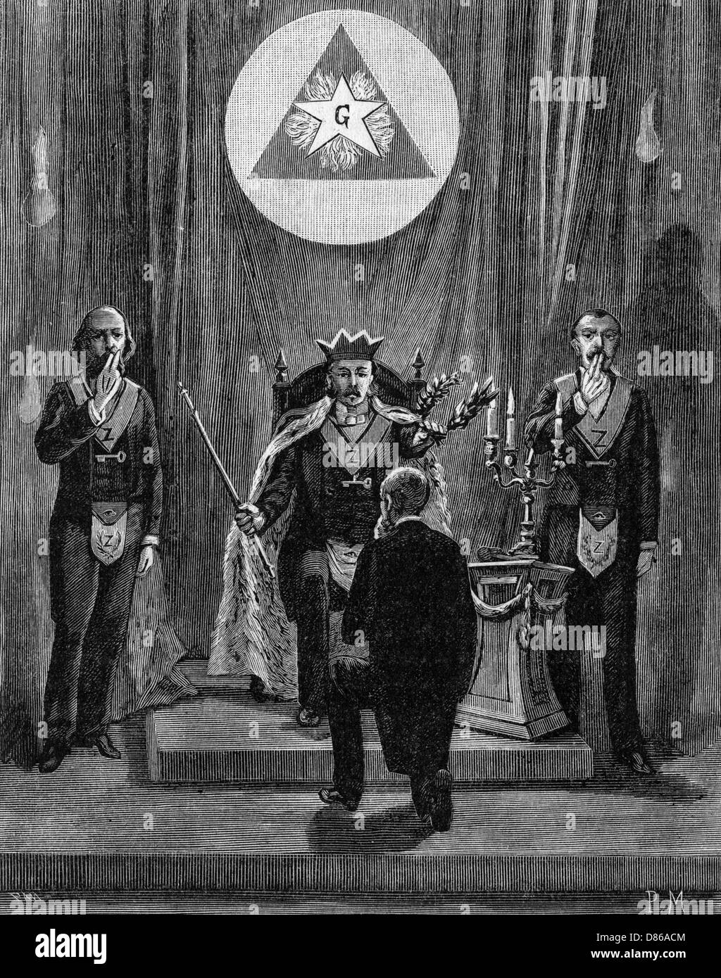 Initiation to the Master of Secrets Stock Photo - Alamy