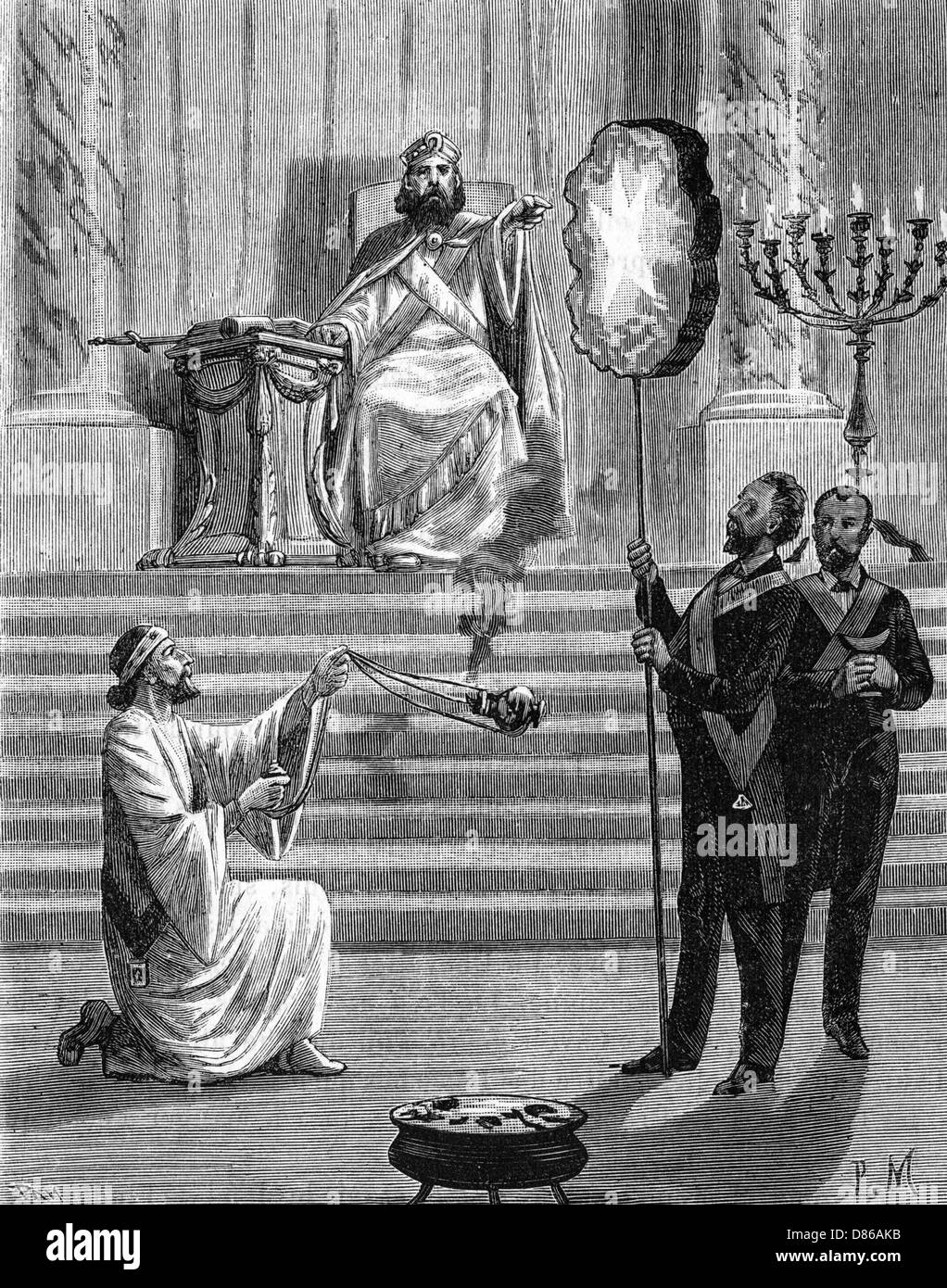 Initiation of the Great Patriarch Stock Photo - Alamy