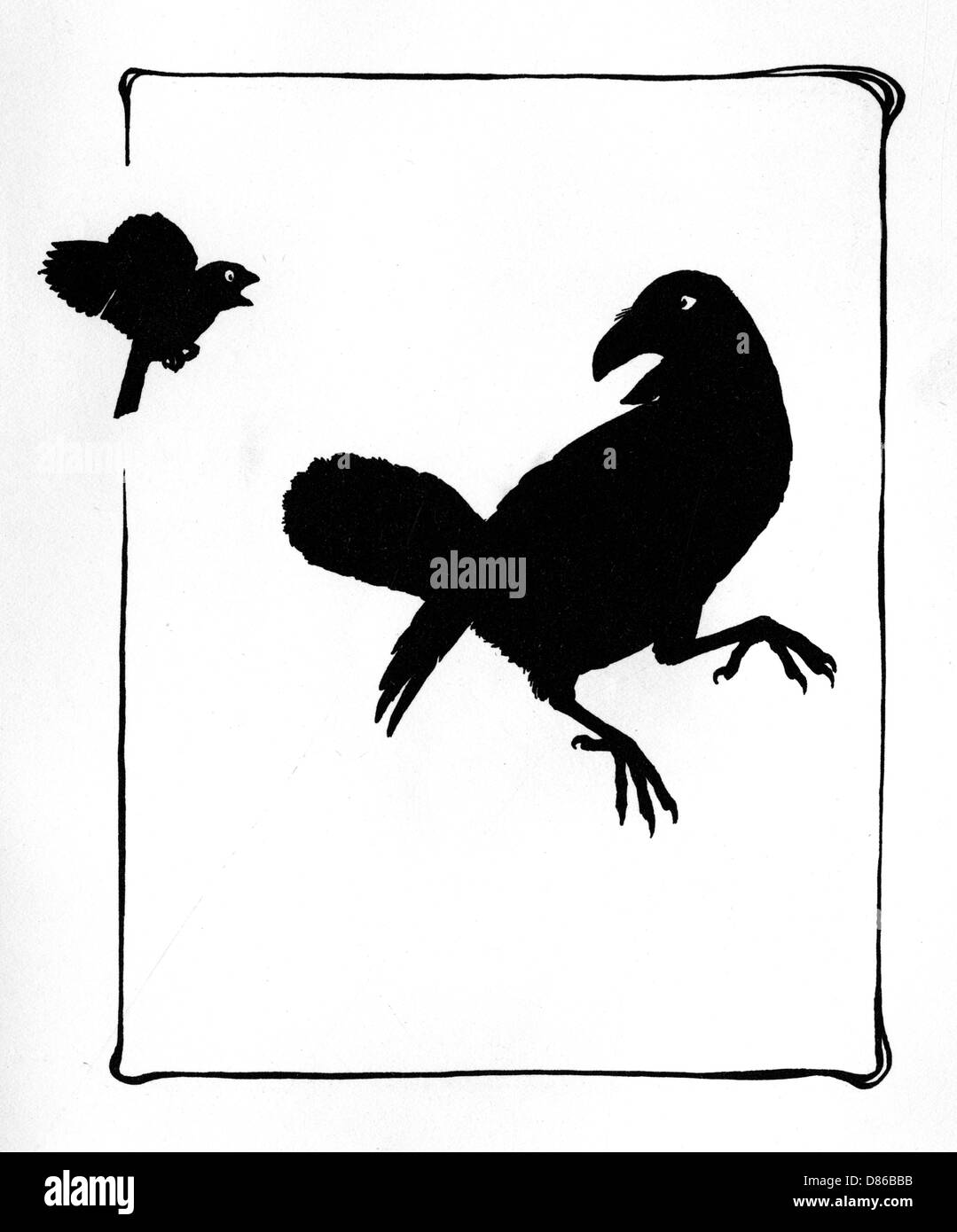 Raven raven raven Black and White Stock Photos & Images - Alamy
