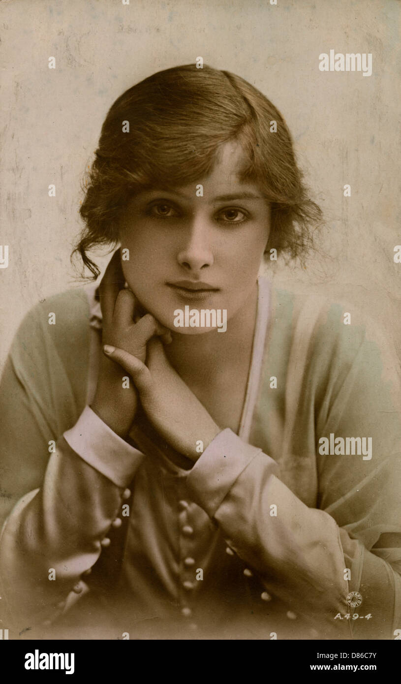 Young woman, Miss Peggy Kurton Stock Photo - Alamy