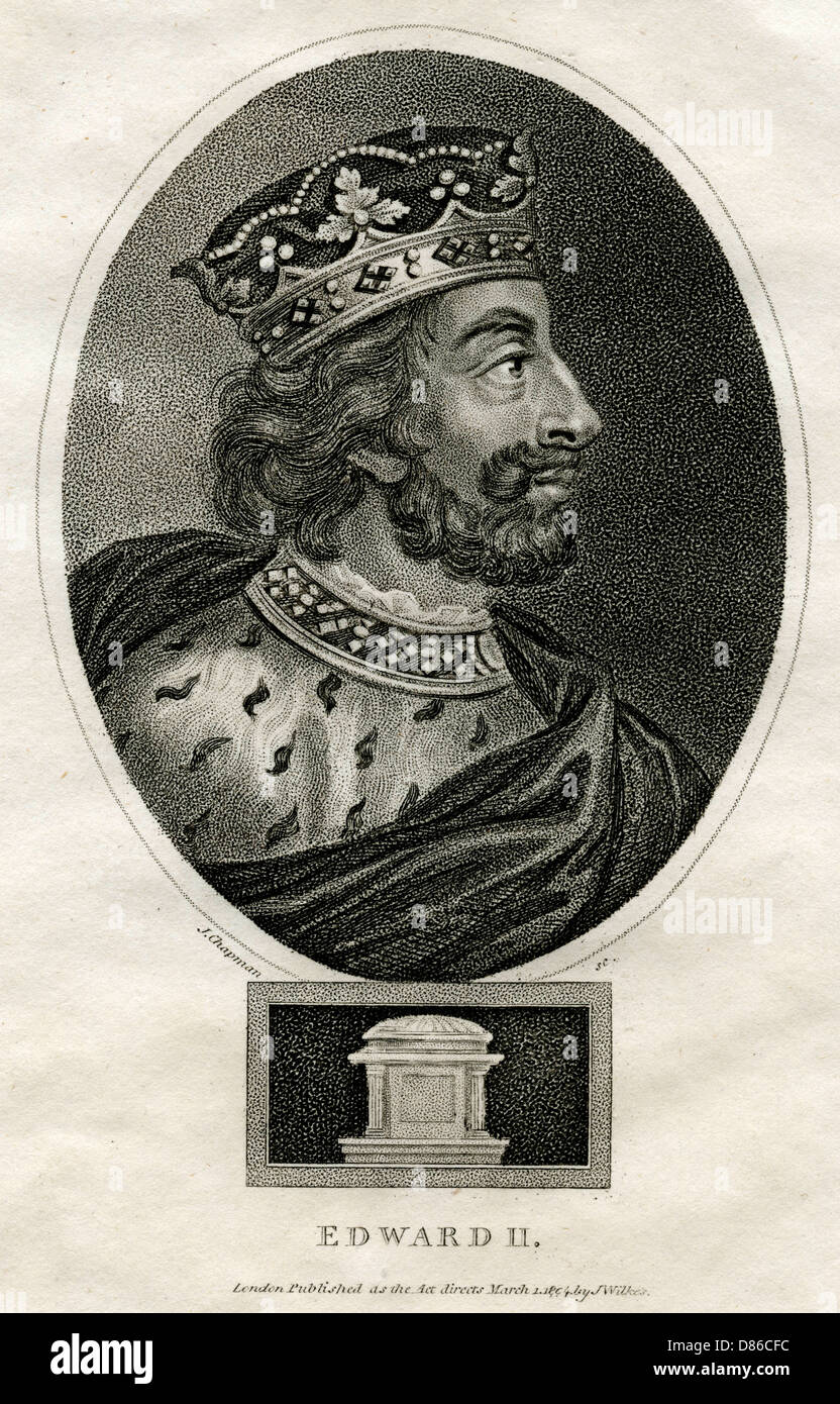 King Edward II of England Stock Photo - Alamy