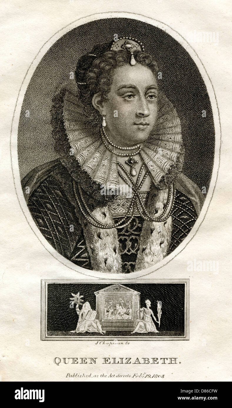 Queen Elizabeth I of England Stock Photo - Alamy