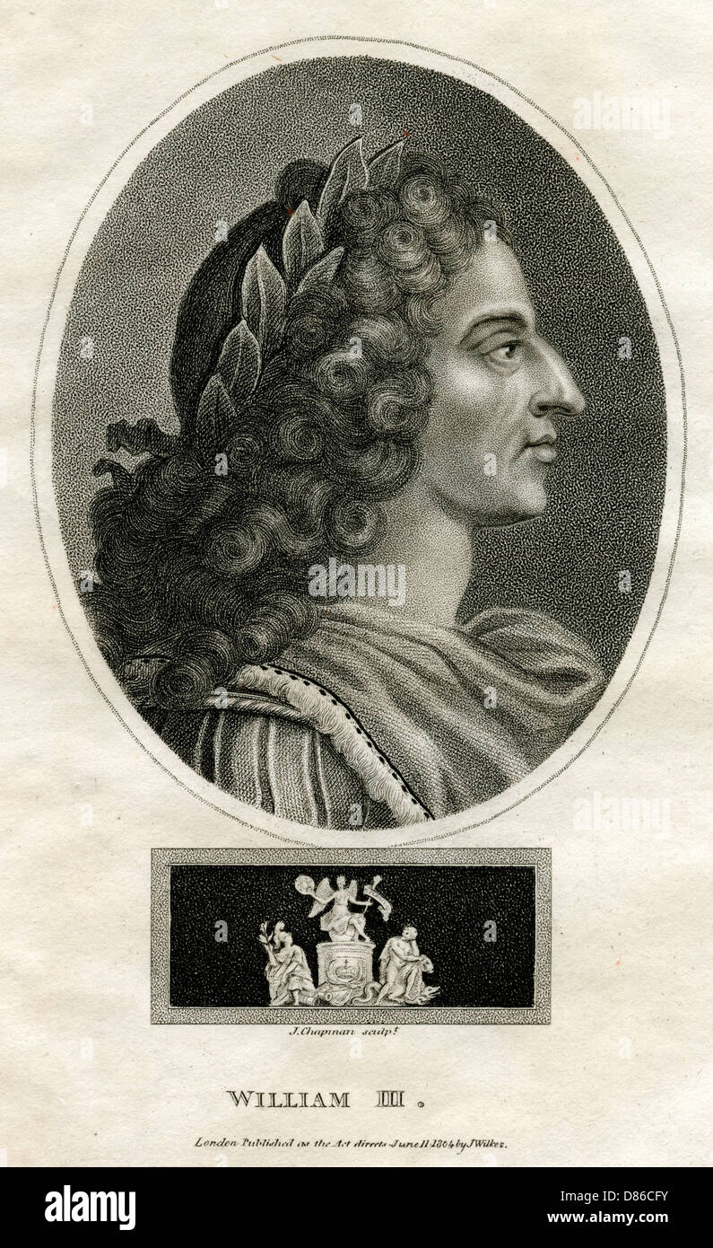 King William III Stock Photo - Alamy