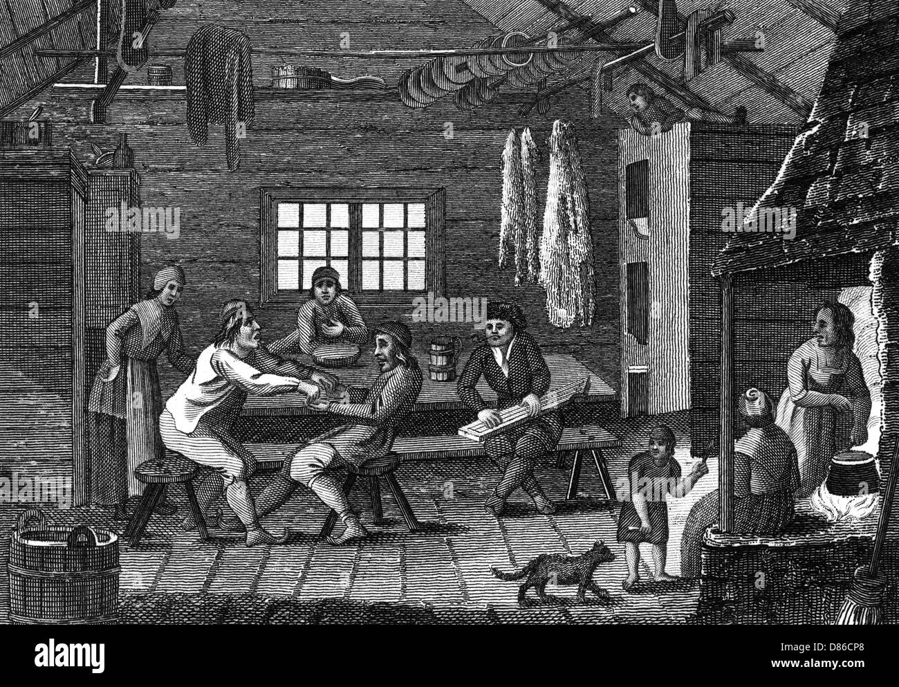 Singing at home Black and White Stock Photos & Images - Alamy