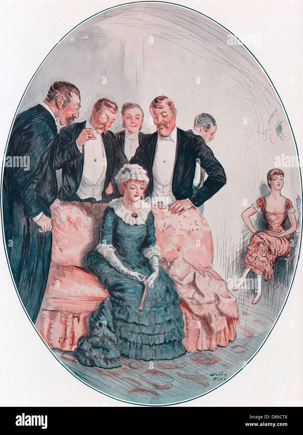 Beauty in the 1880s Stock Photo - Alamy