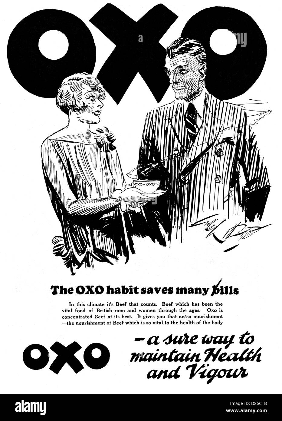 Oxo advert hi-res stock photography and images - Alamy