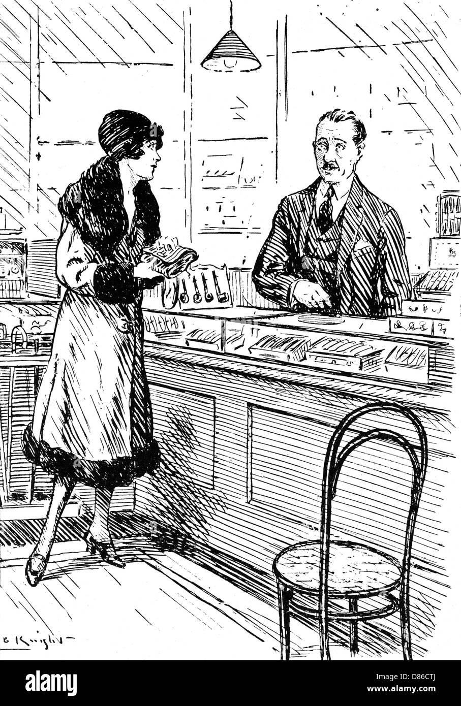 Presents shop Black and White Stock Photos & Images - Alamy