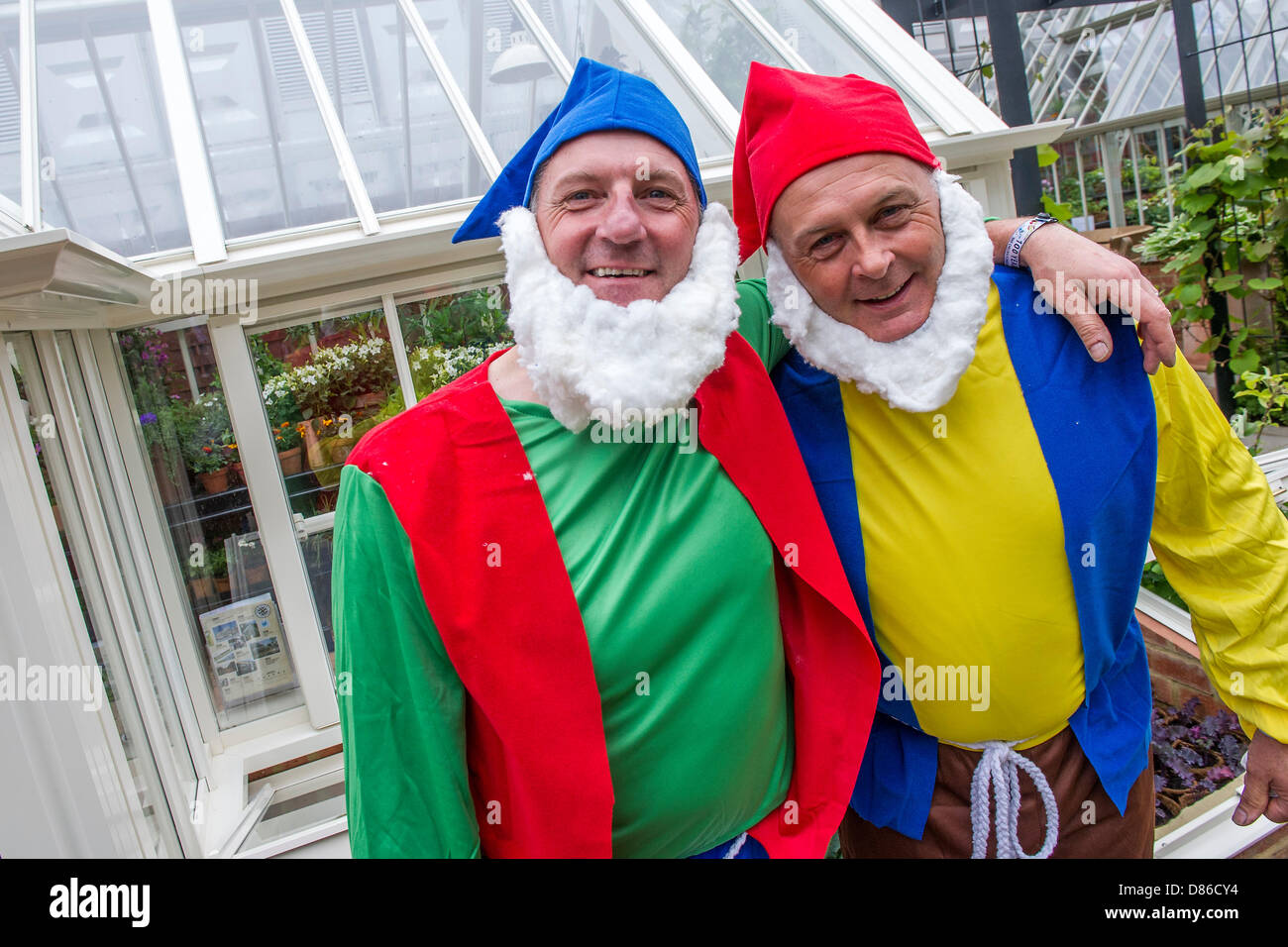 London, UK. 20th May 2013.Gnomes at Chelsea for the first tume. The ...