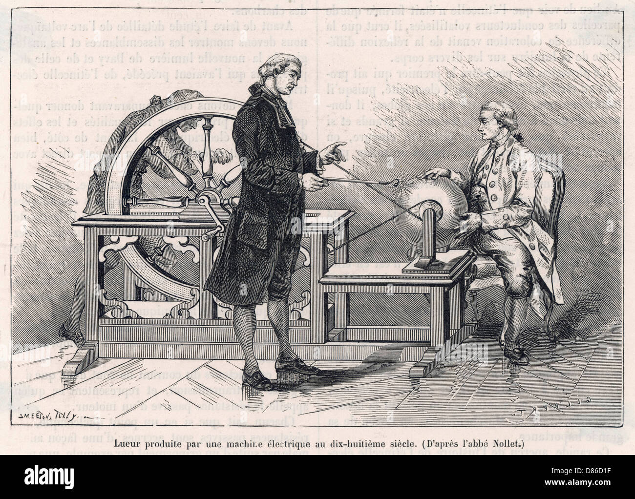 History jean antoine nollet hi-res stock photography and images - Alamy