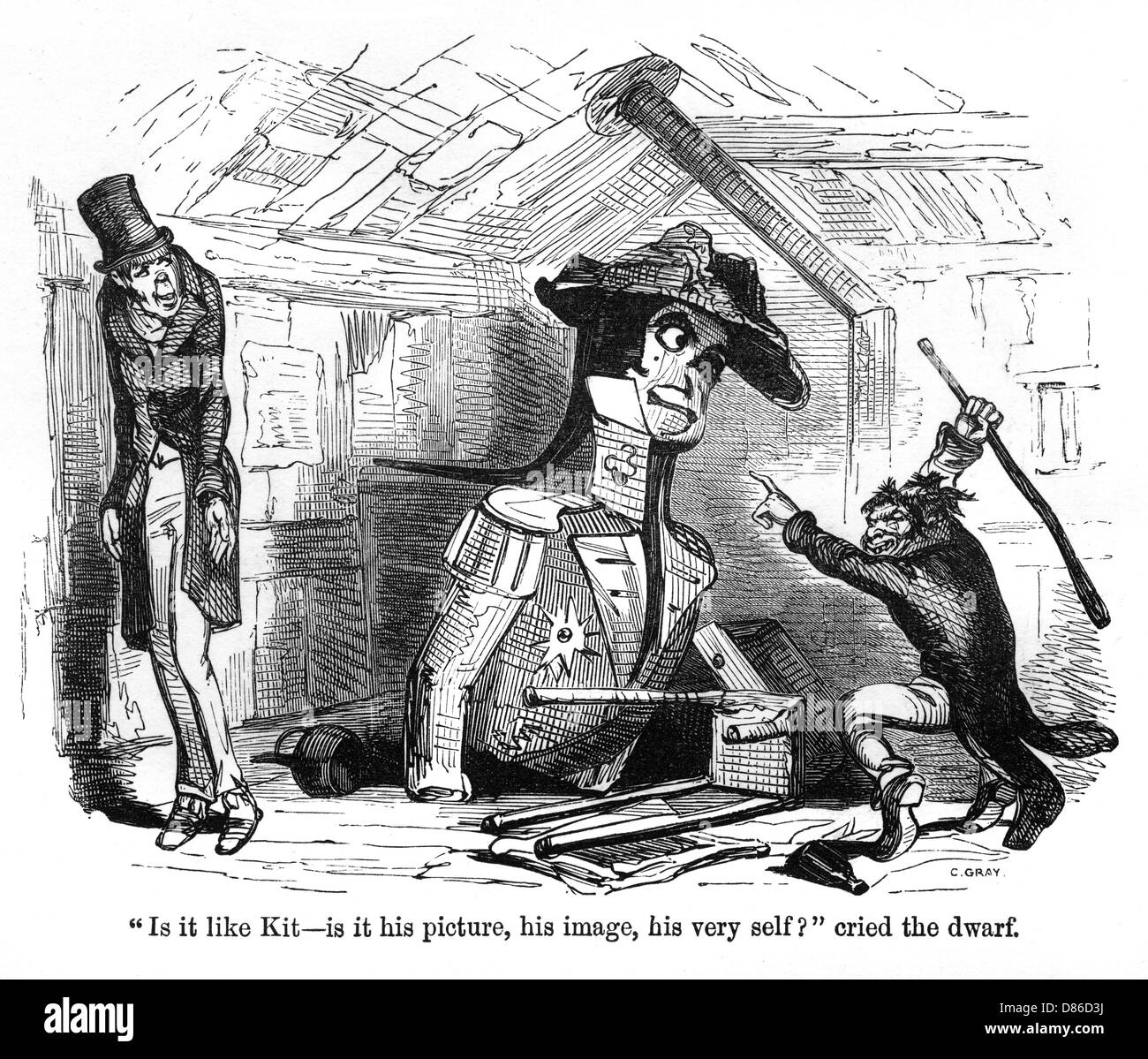 Daniel quilp from old curiosity hi-res stock photography and images - Alamy