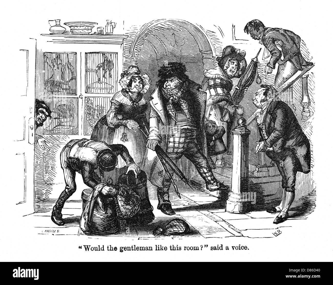 The Old Curiosity Shop, the single gentleman Stock Photo - Alamy