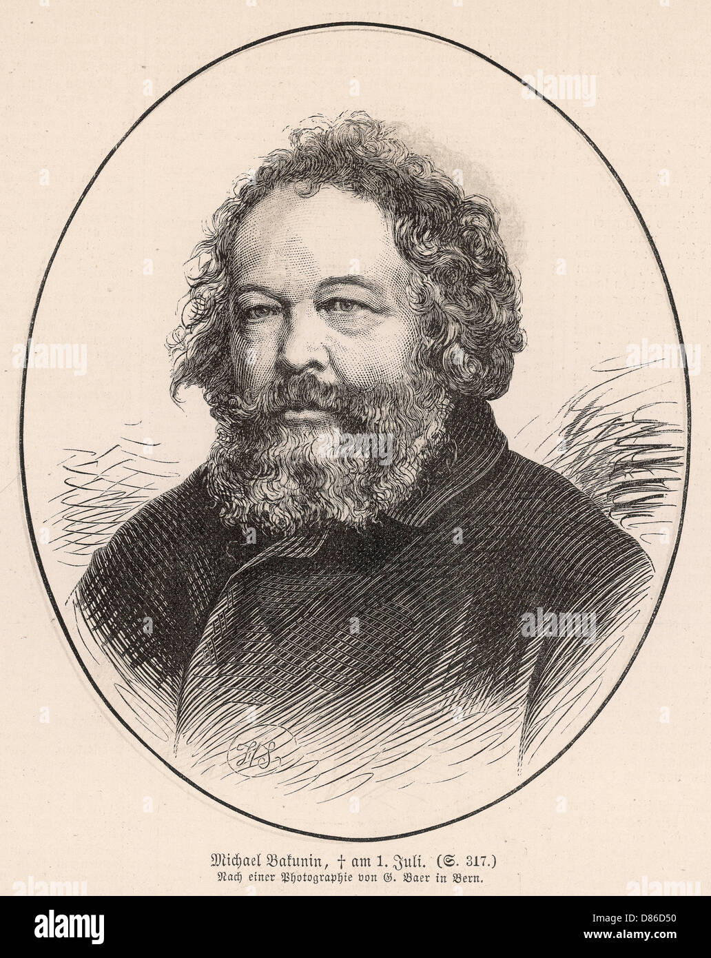 Mikhail Bakunin Stock Photo - Alamy