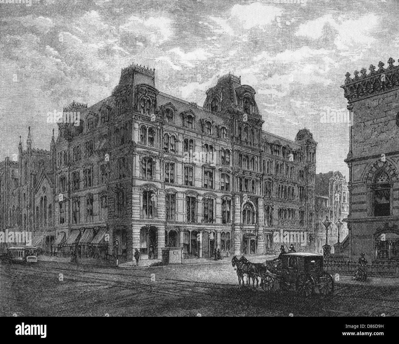 New york 1880s Black and White Stock Photos & Images - Alamy