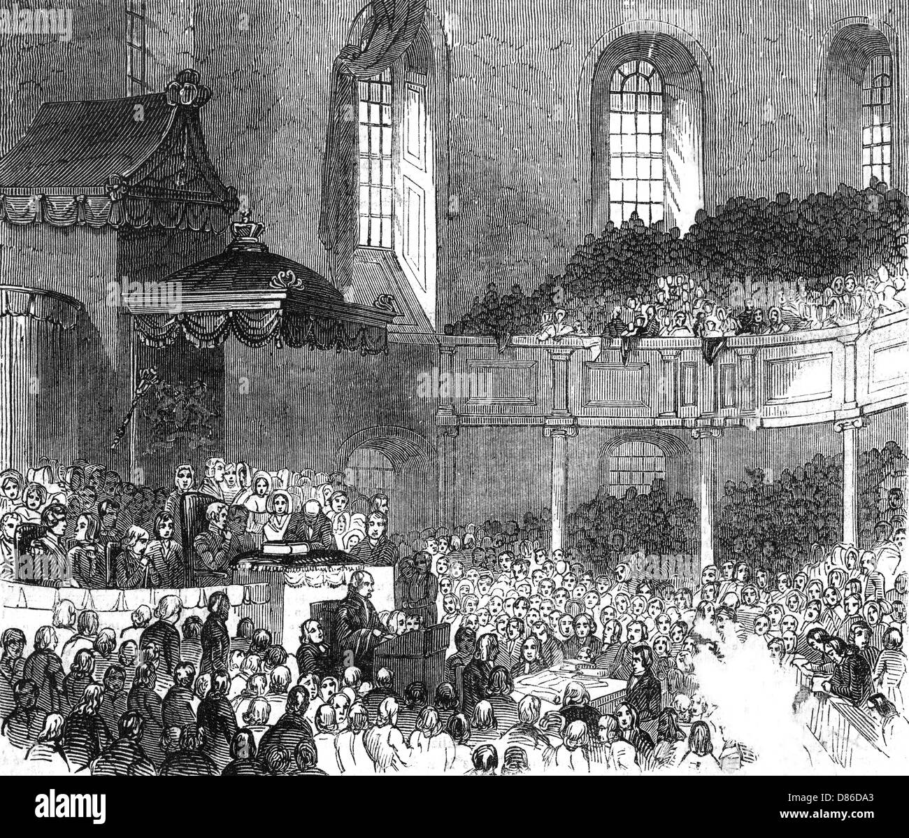 The Disruption of 1843 Stock Photo - Alamy