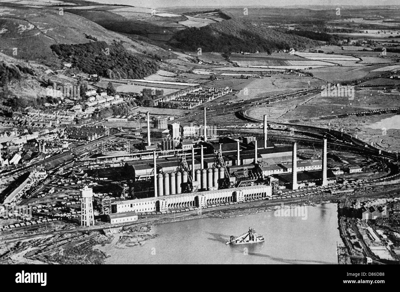 Air View Of Margam Steel Works Port Talbot South Wales Stock Photo - Alamy Air View Of Margam Steel Works Port Talbot South Wales Stock Photo - Alamy