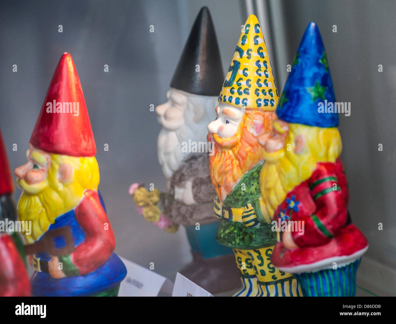 London, UK. 20th May 2013.Gnomes at Chelsea for the first tume. These ...
