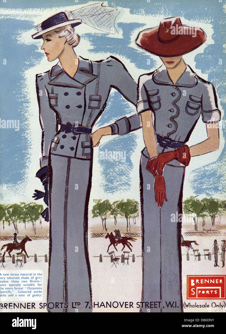 Women's fashion 1936 hi-res stock photography and images - Alamy