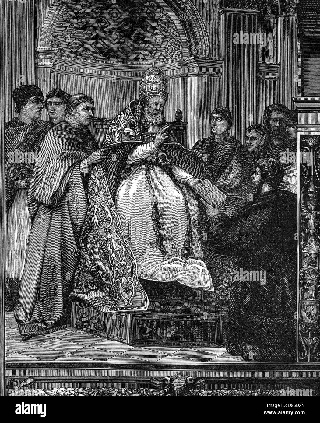 POPE GREGORIUS IX Stock Photo - Alamy