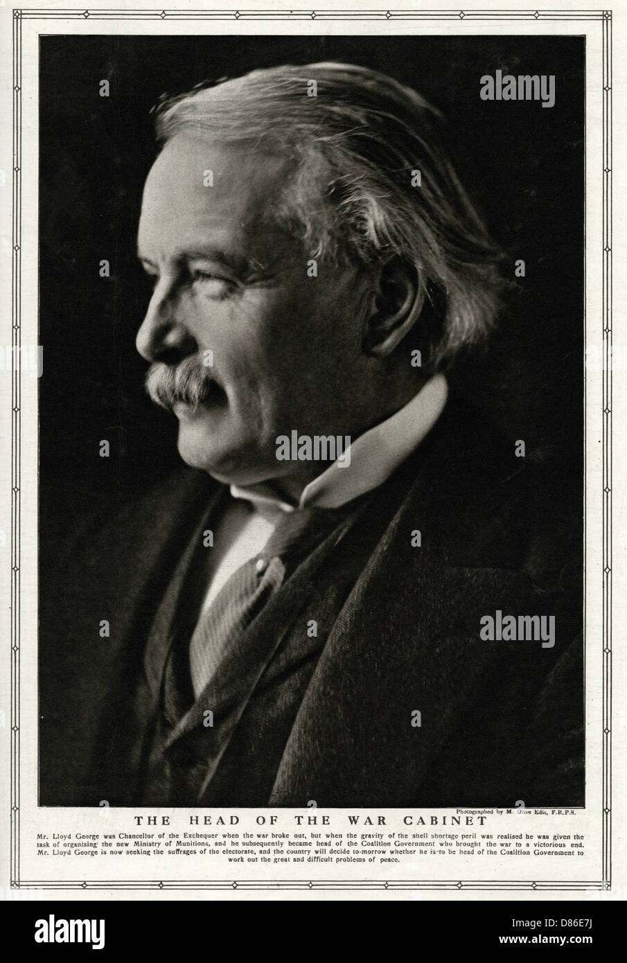 David lloyd george 1918 hi-res stock photography and images - Alamy