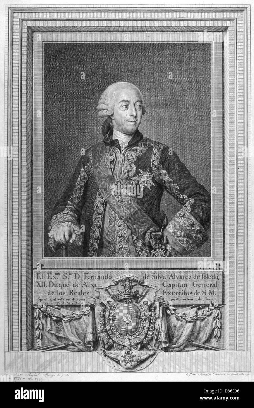 12TH DUKE OF ALBA Stock Photo - Alamy