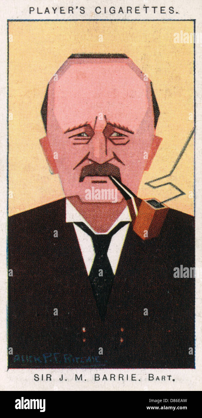 J M Barrie - Scottish Author and Dramatist Stock Photo - Alamy