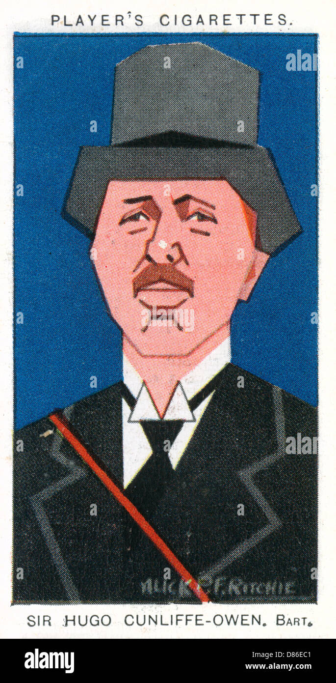 Sir Hugo Cunliffe-Owen - English Industrialist Stock Photo - Alamy