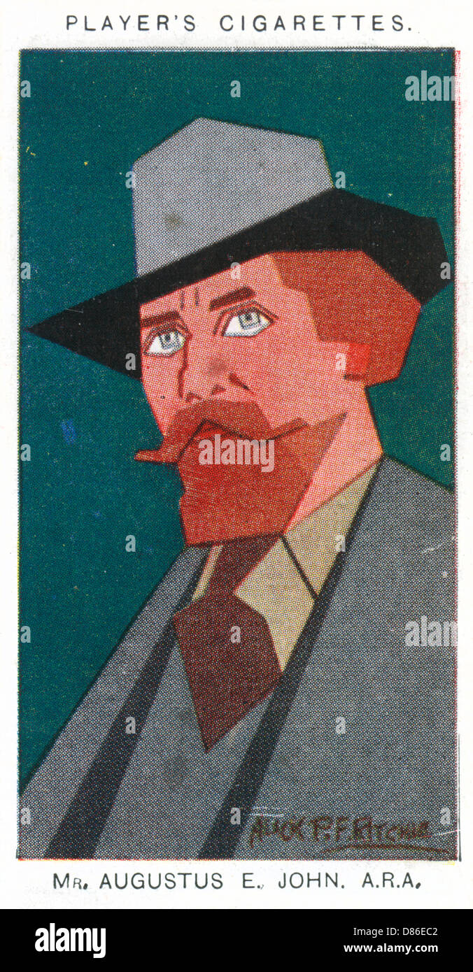 Augustus Edwin John - Welsh artist Stock Photo - Alamy