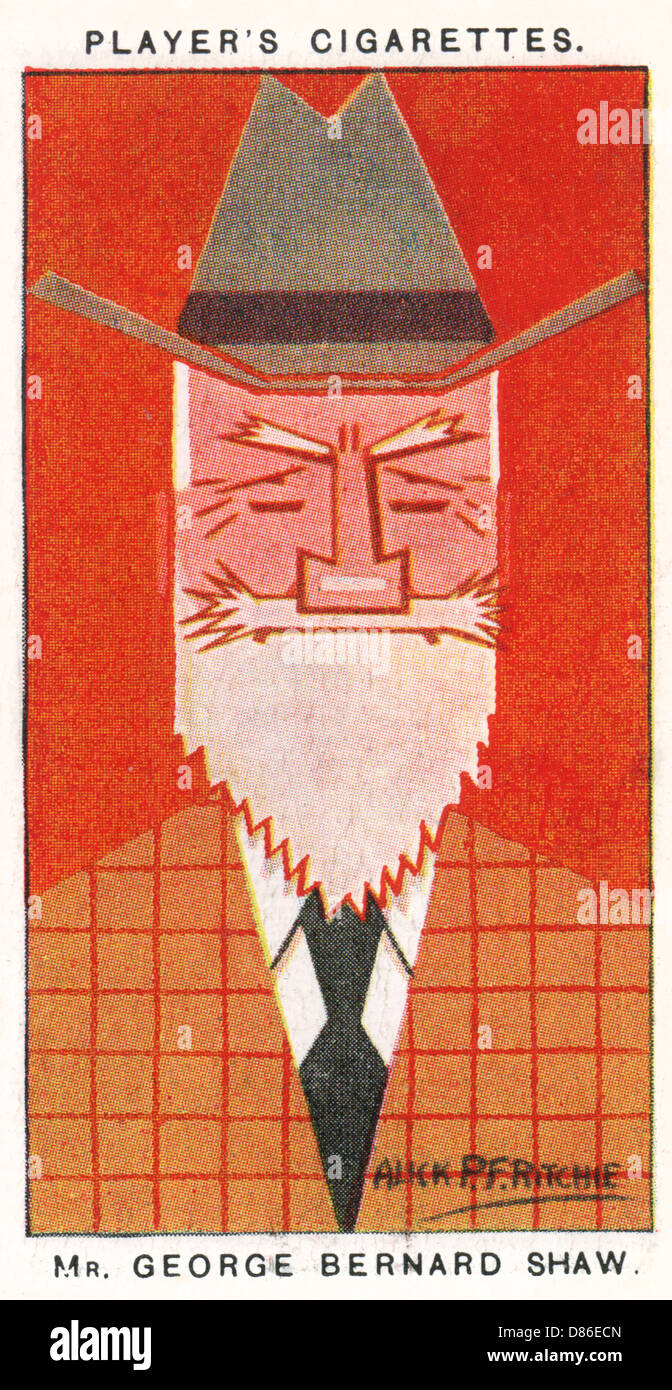 George bernard shaw portrait hi-res stock photography and images - Alamy