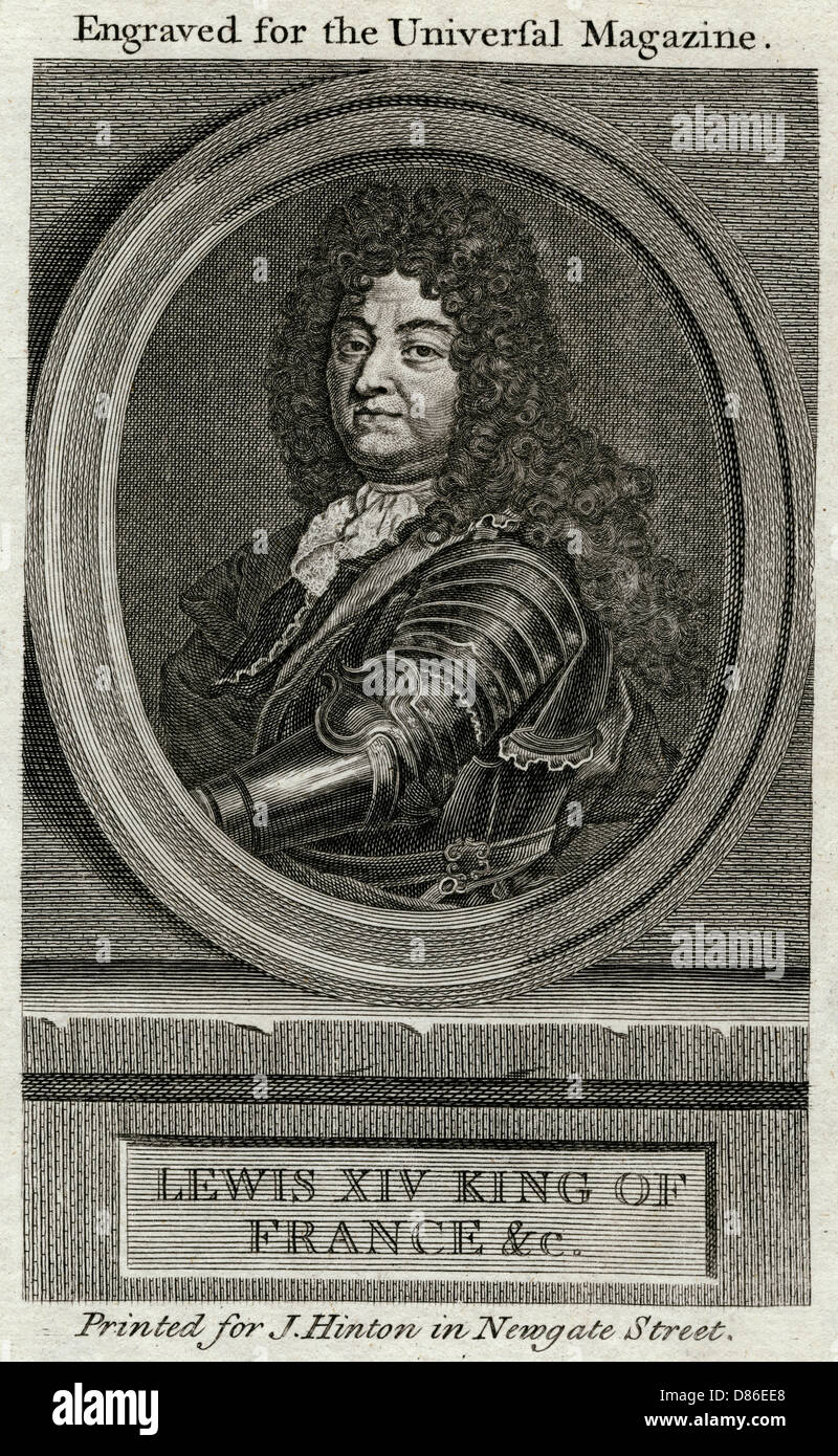 Louis XIV - King of France Stock Photo - Alamy