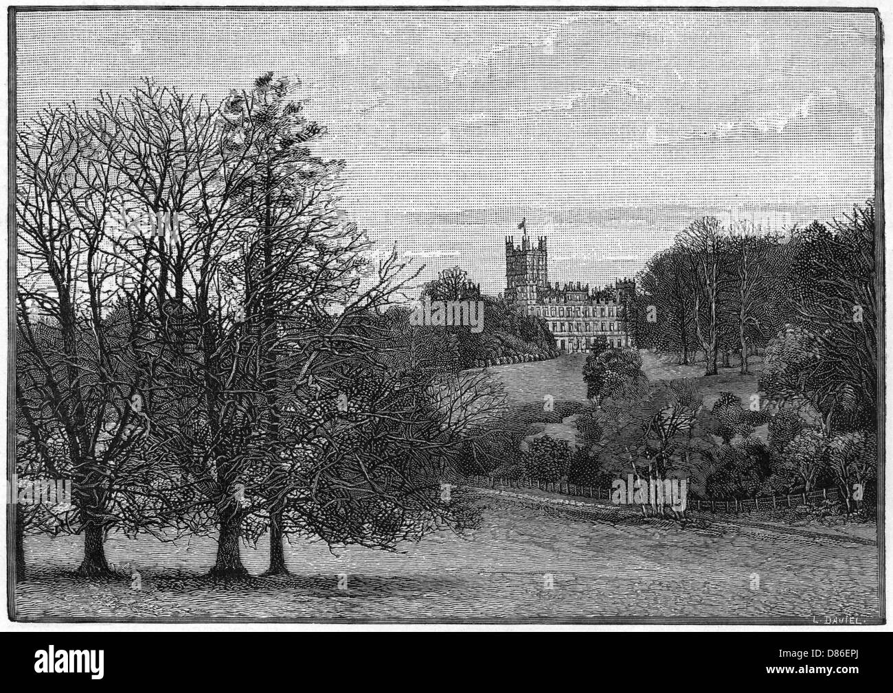 Highclere Black and White Stock Photos & Images - Alamy