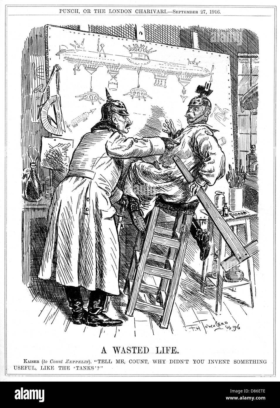 Cartoon of wilhelm ii hi-res stock photography and images - Alamy