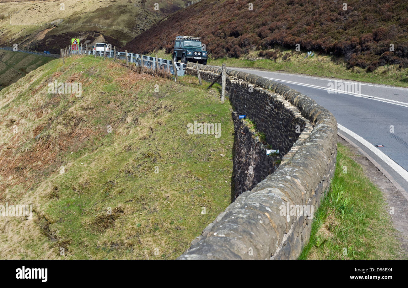 Derbyshire snake pass car hi-res stock photography and images - Alamy