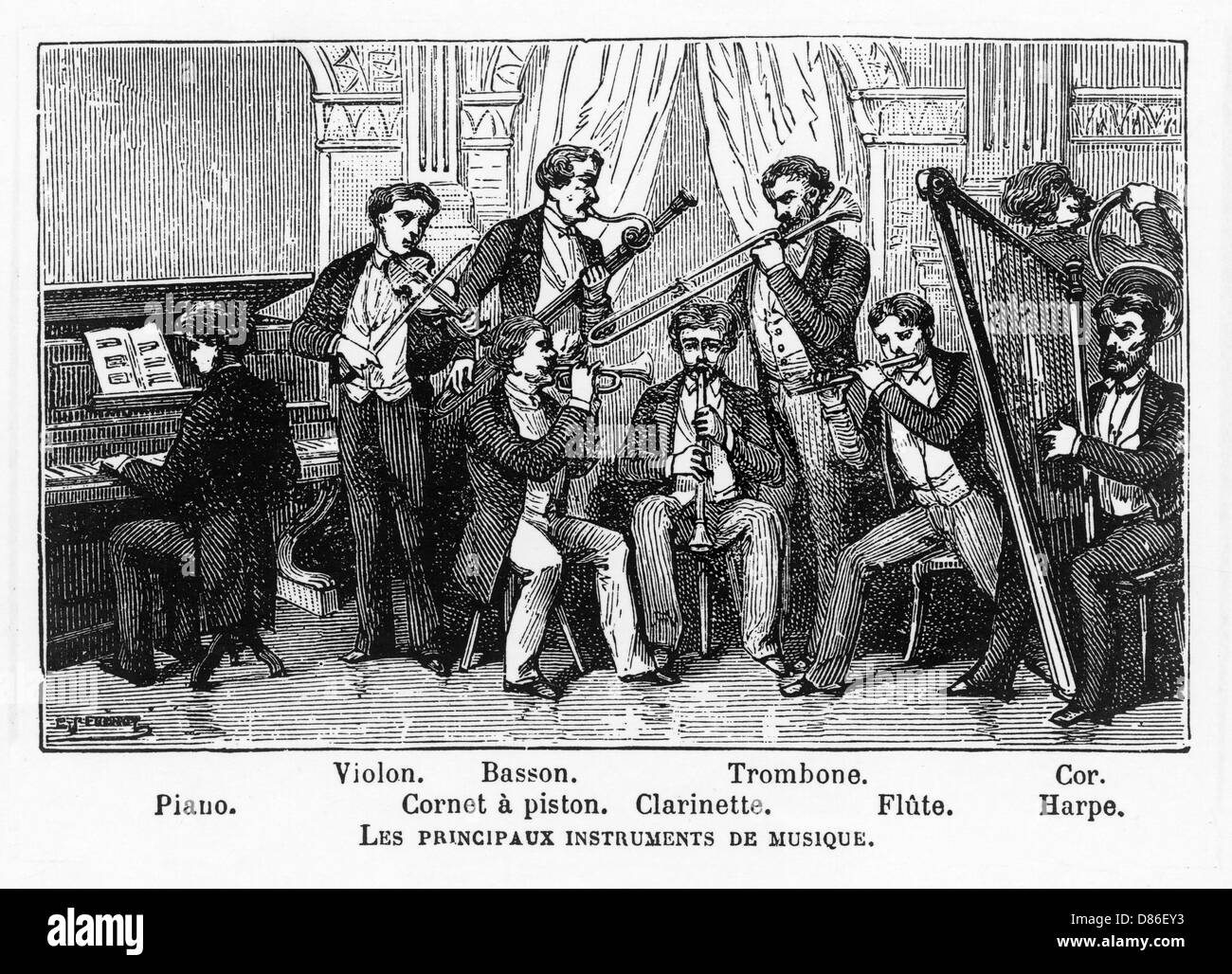 Various musical instruments Stock Photo - Alamy