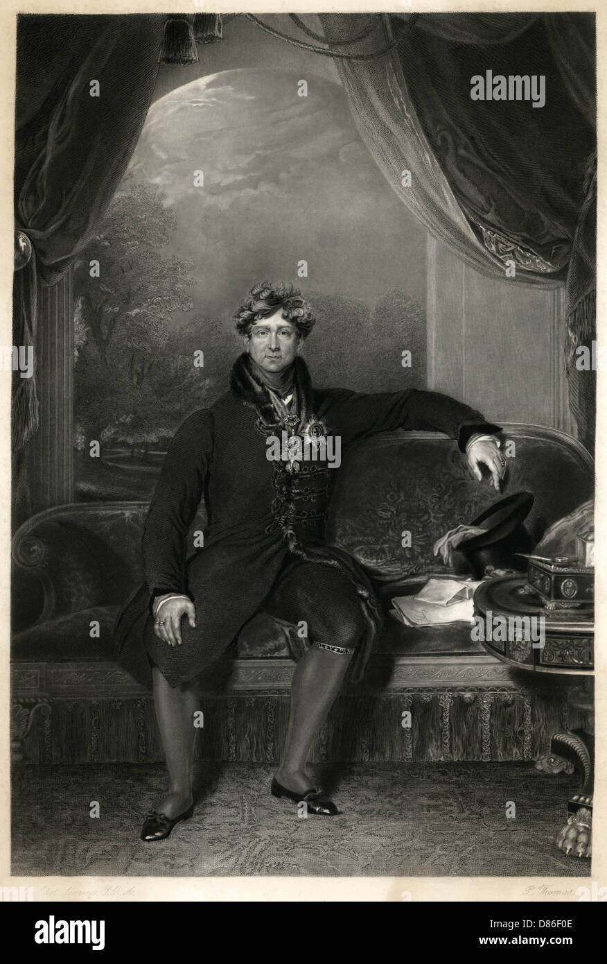 Prince regent george iv hi-res stock photography and images - Alamy