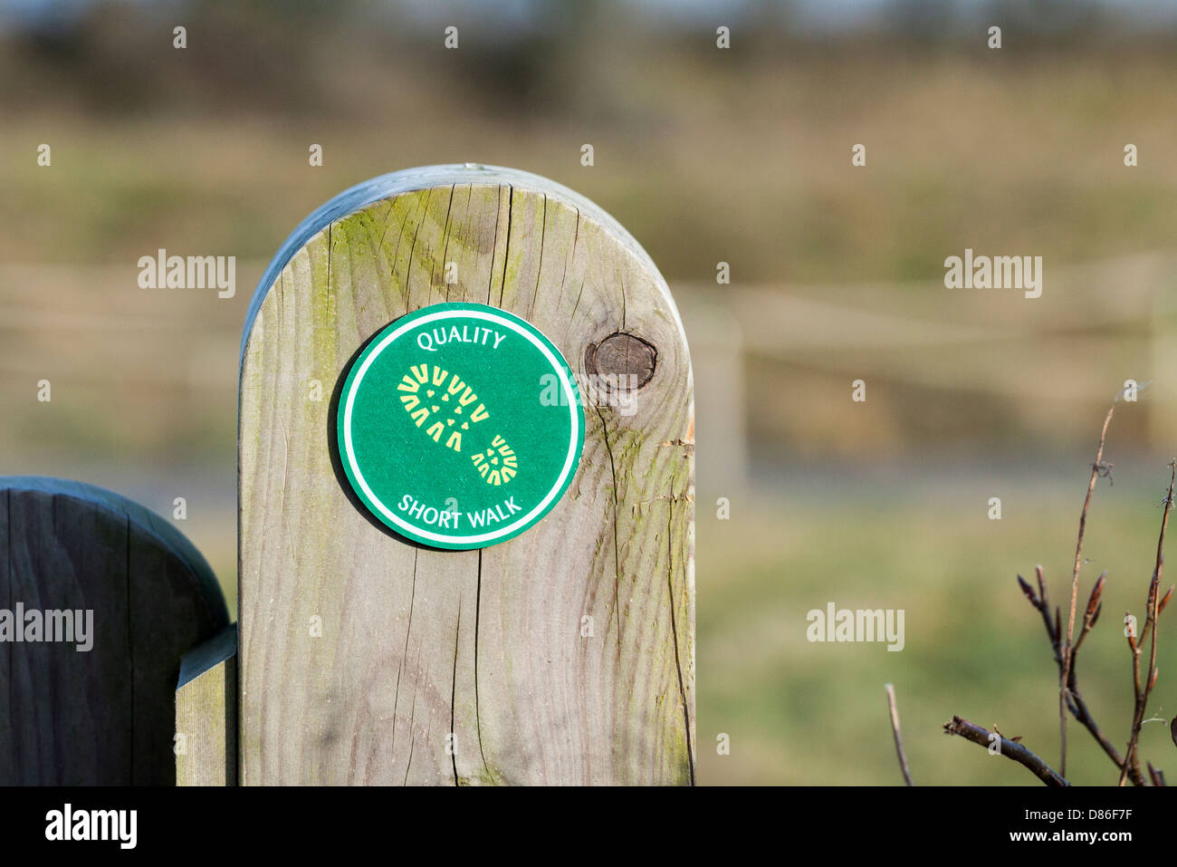 Short Walk sign Stock Photo - Alamy