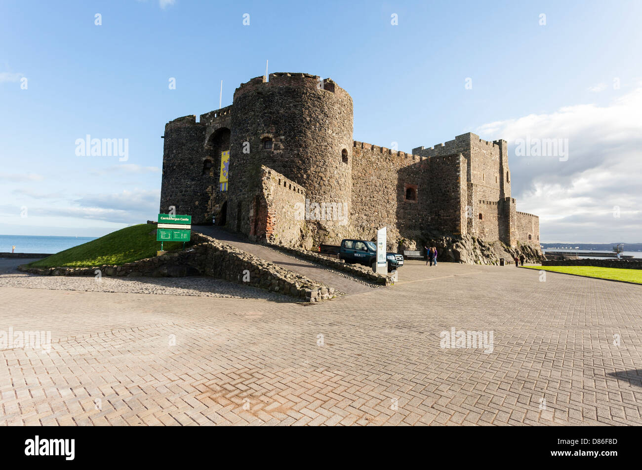 Carrickfergus Castle Is A Norman Castle In Northern Ireland High ...