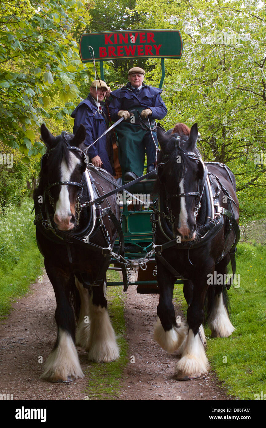 Traditional Dray Beer Delivery - Kinver - South Staffordshire May 2013 ...