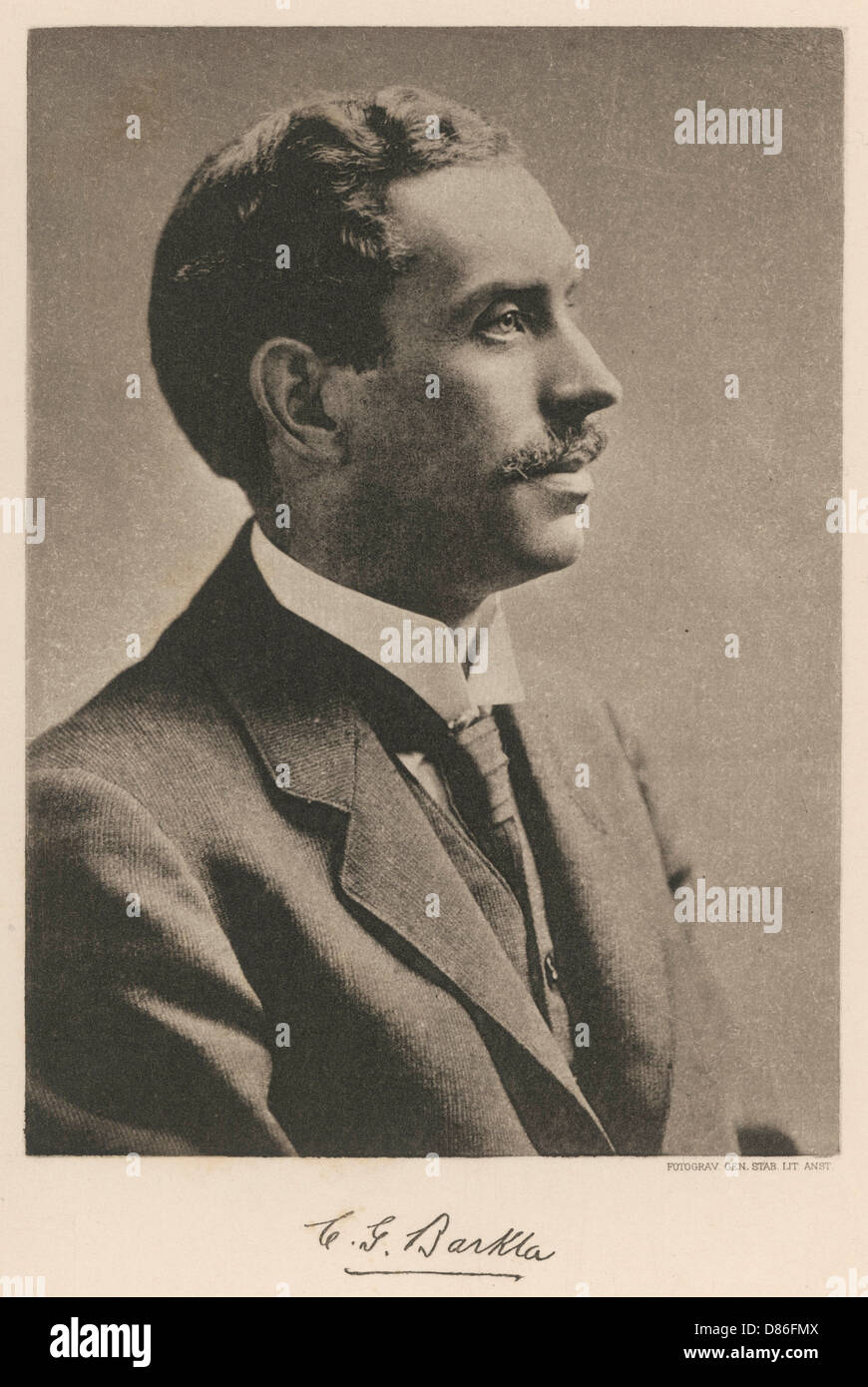 Charles Glover Barkla - English Physicist Stock Photo - Alamy