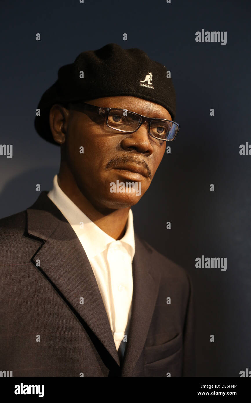 A wax figure of Samuel Jackson Stock Photo - Alamy