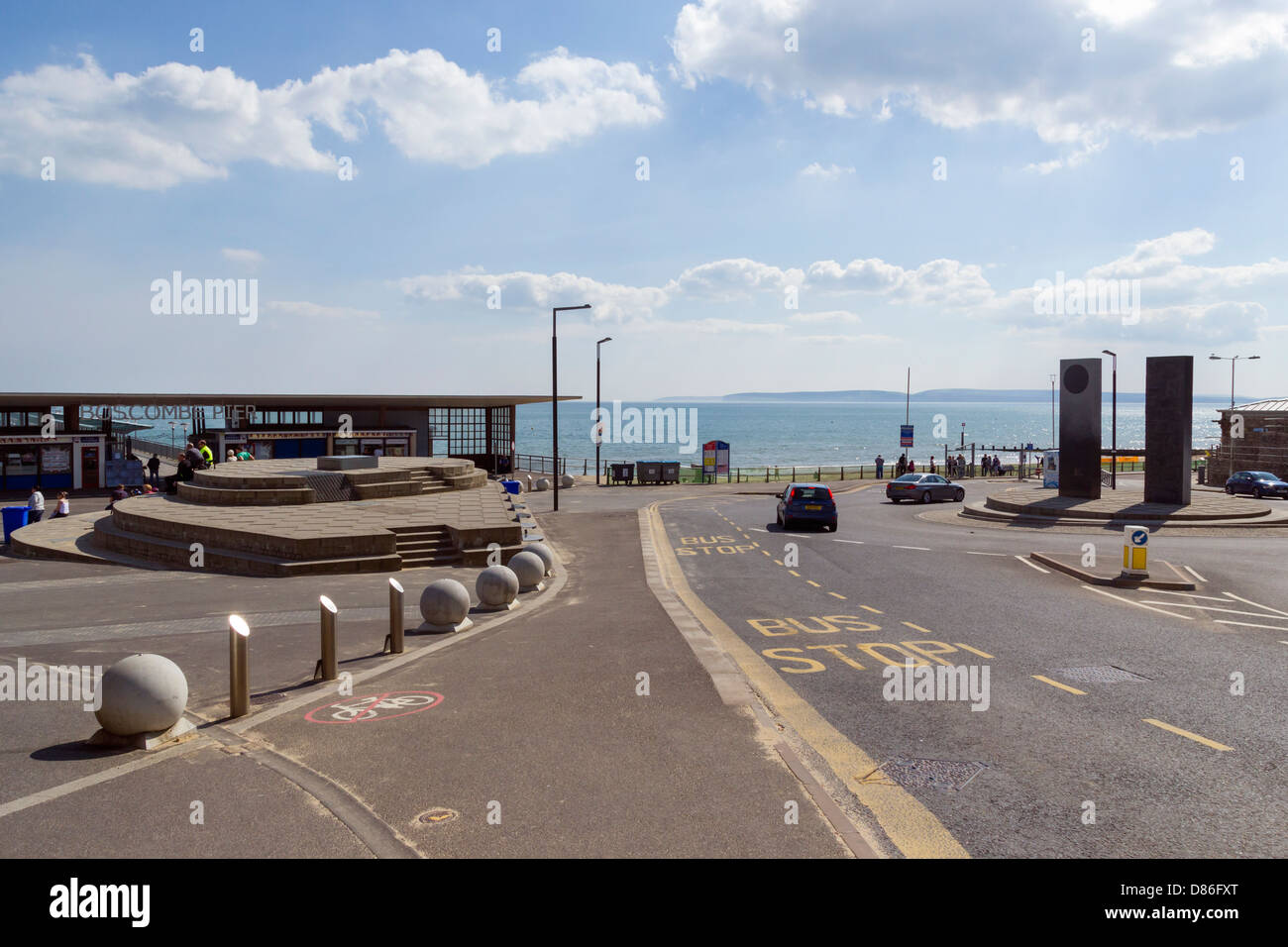 Boscombe Pier Approach Stock Photo - Alamy