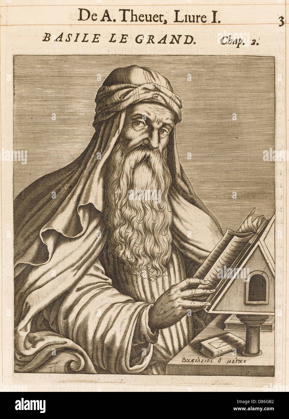 SAINT BASIL OF CAESAREA Stock Photo - Alamy